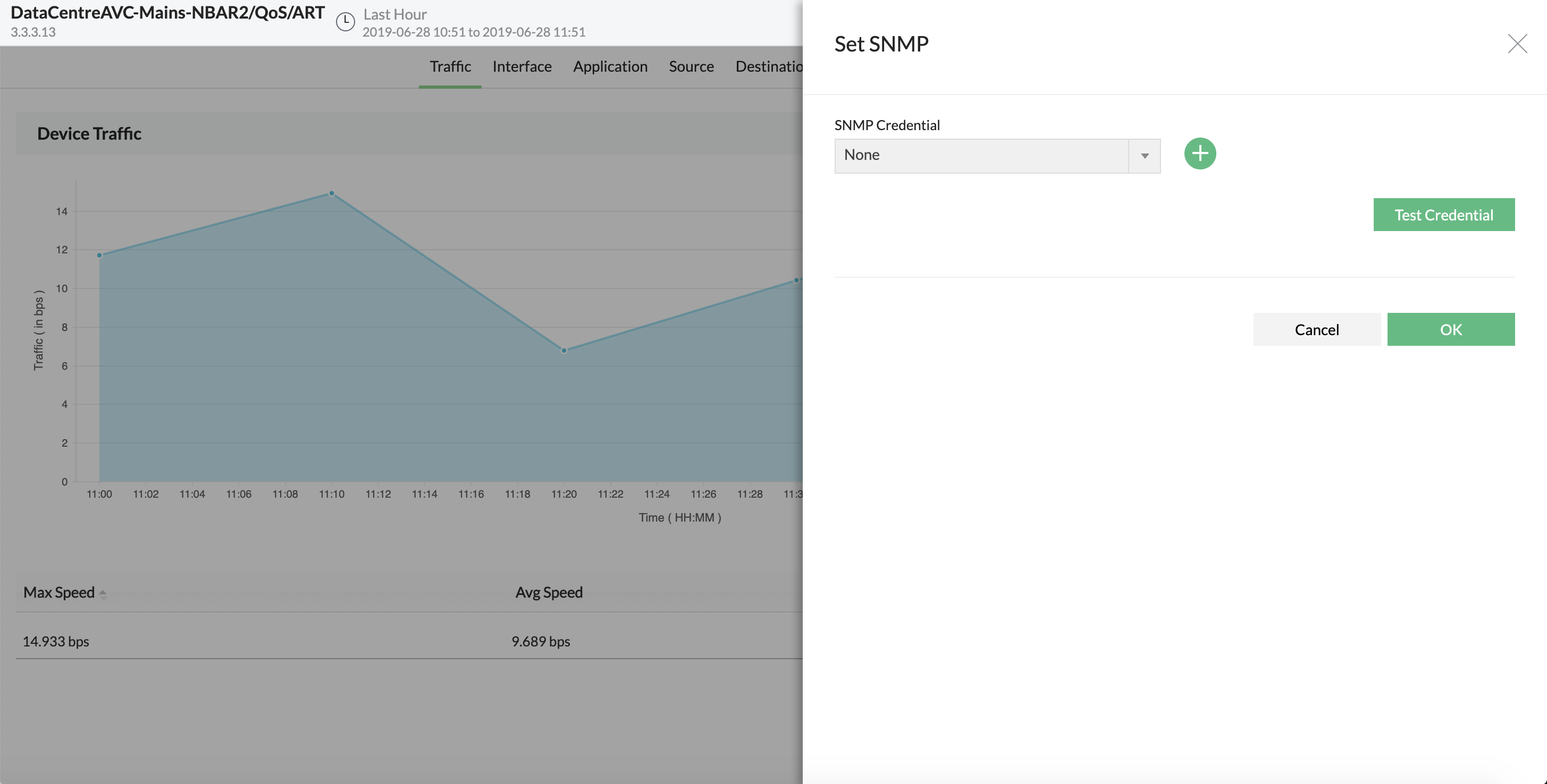 装置タブ｜NetFlow Analyzerヘルプ ドキュメント