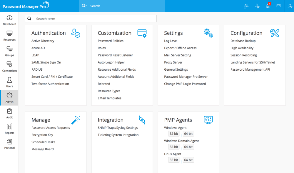 Password Manager Pro MSP Edition - まず初めに