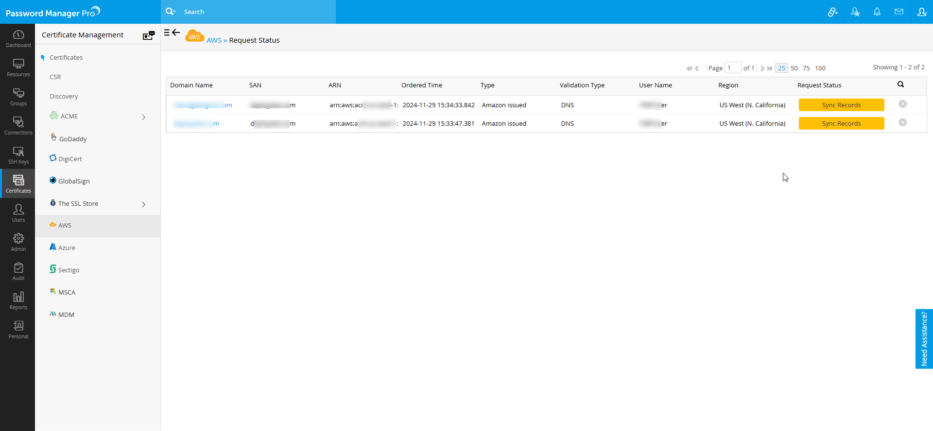 AWS-ACM Certificate Managerと連携