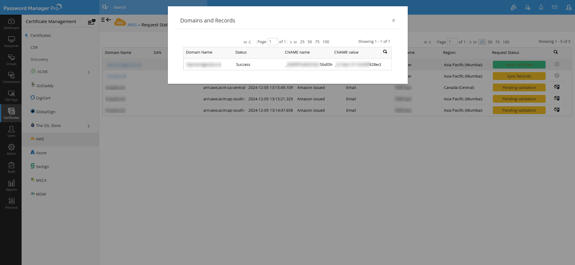 AWS-ACM Certificate Managerと連携