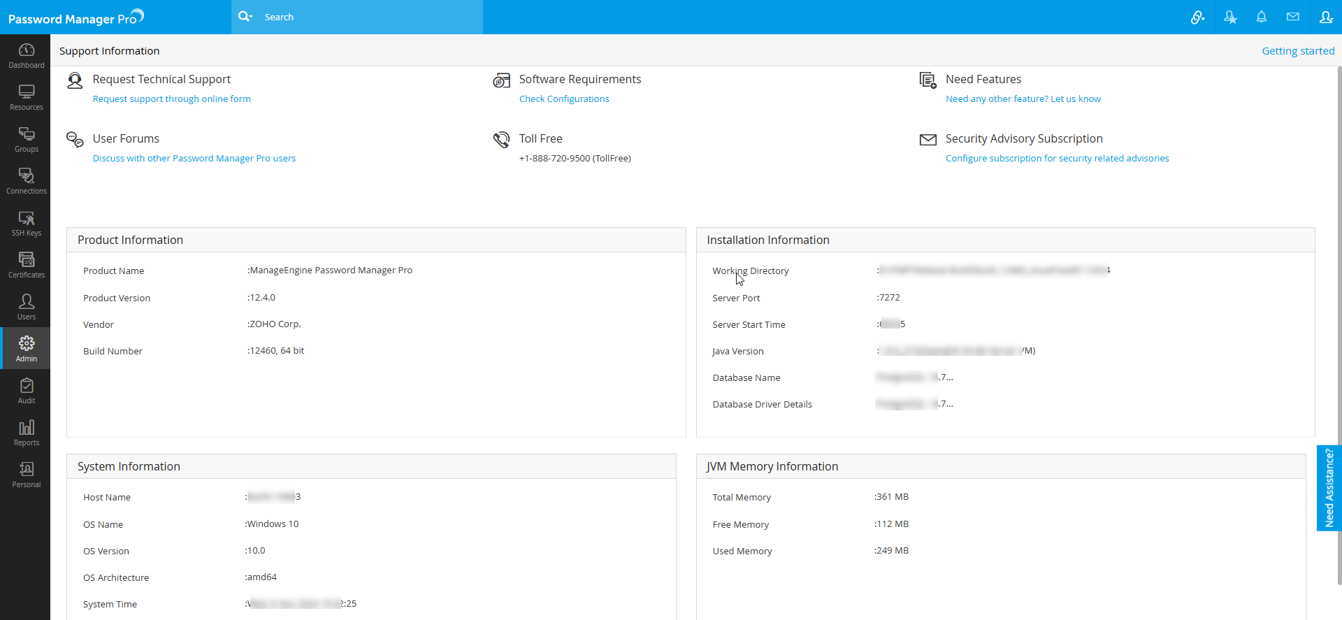 Password Manager Proのサポート機能