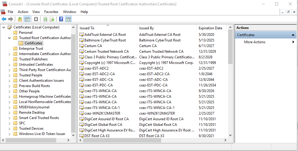 Certificate Distribution | Computer Configuration | ManageEngine ...