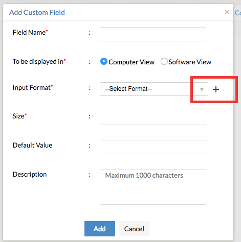 Custom Fields | ManageEngine Endpoint Central