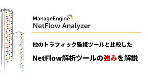 NetFlow・sFlow対応フローコレクター NetFlow Analyzer